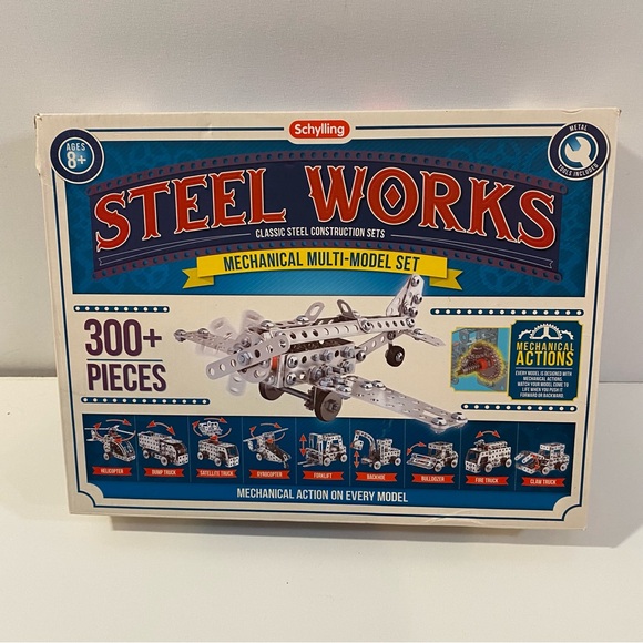 Steel Works | Toys | Steel Works Classic Steel Construction Set | Poshmark